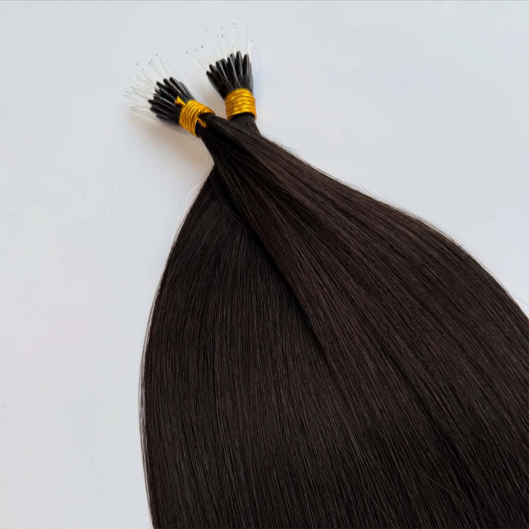Silicone Nano Tip 1g 22inch Pure (50 Strands) — GL Hair Extensions